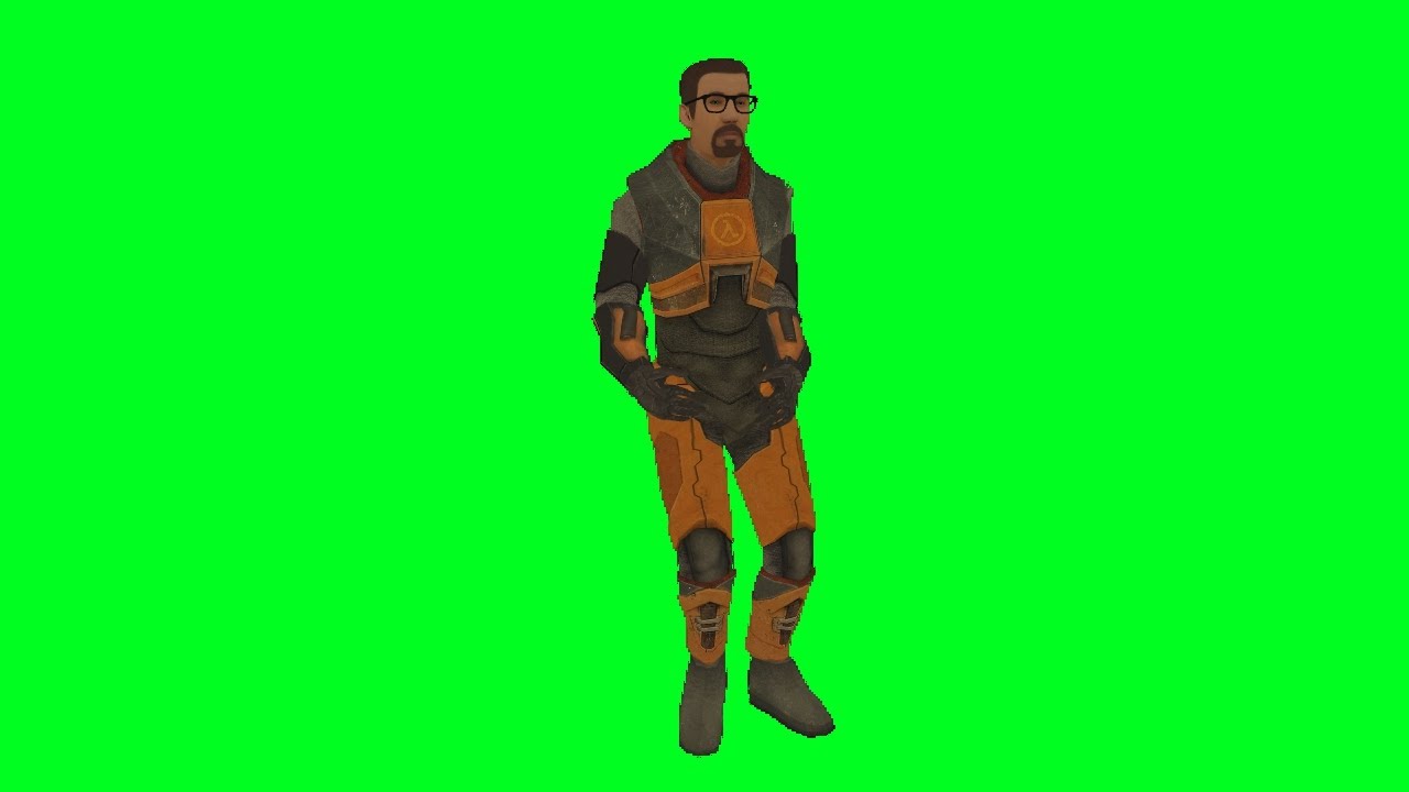Gordon Freeman dancing green screen - YouTube