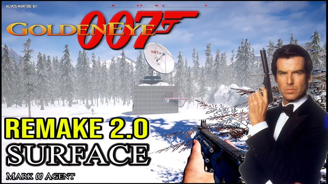 007 GOLDENEYE REMAKE 2.0 FASE 4 E 5: SURFACE E BUNKER 1 - VERSÃO ...