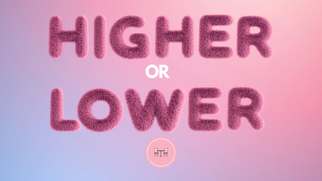 Higher or Lower Number Game - Games nights - Party games #001 - YouTube