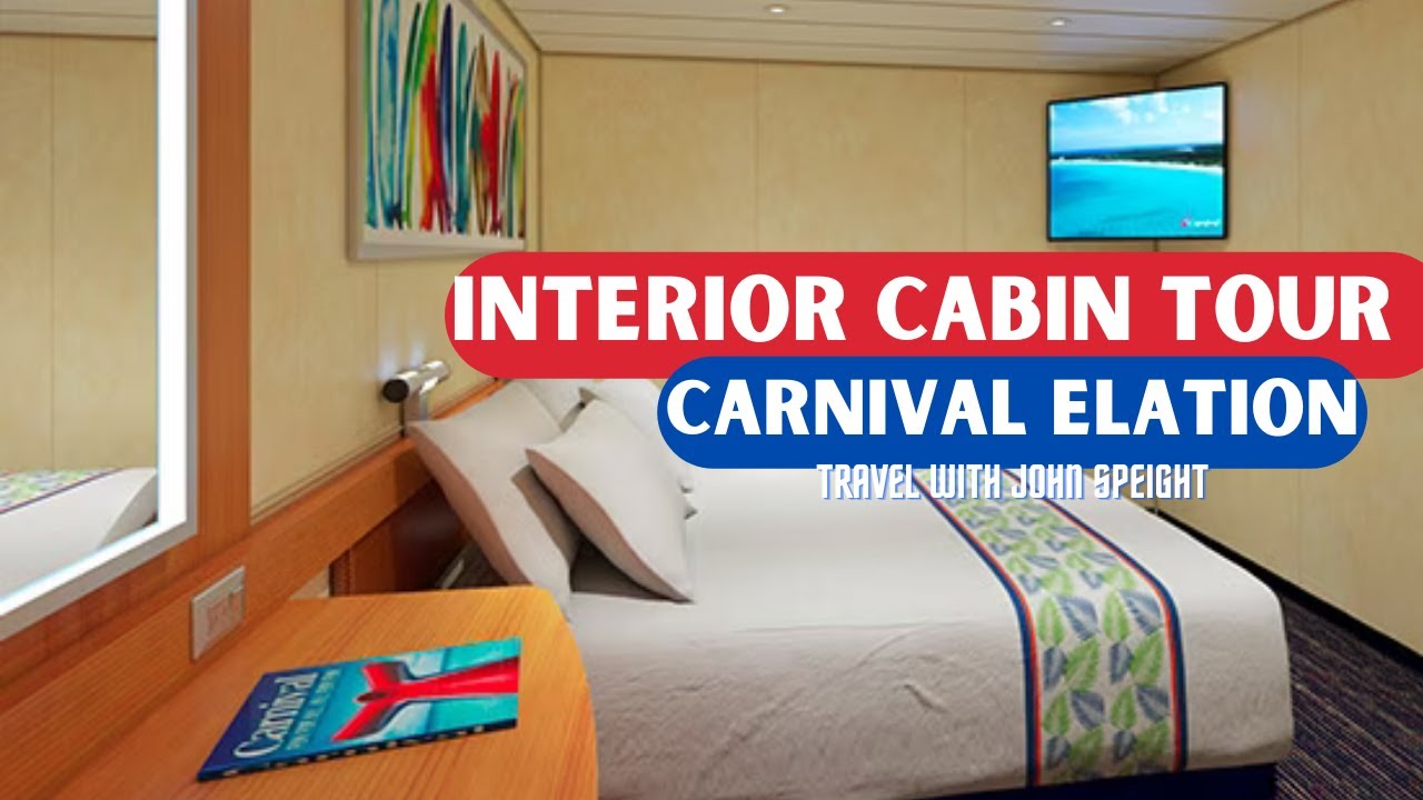 Carnival Elation Interior Stateroom Tour (Room P210) - YouTube