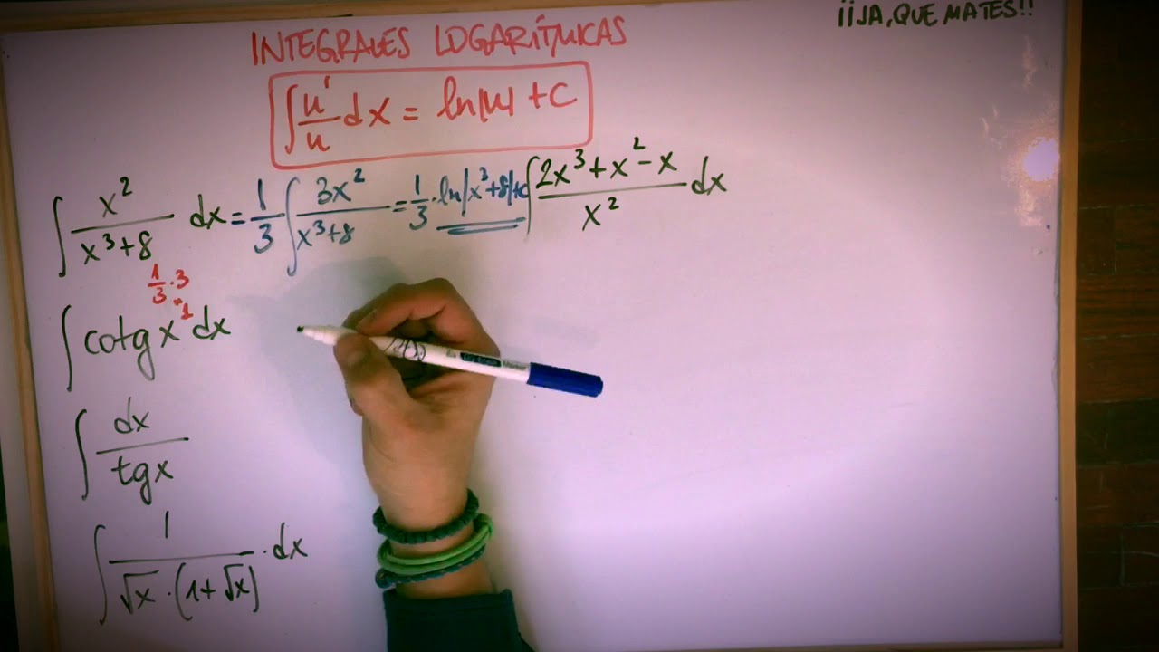 Integrales logarítmicas - YouTube
