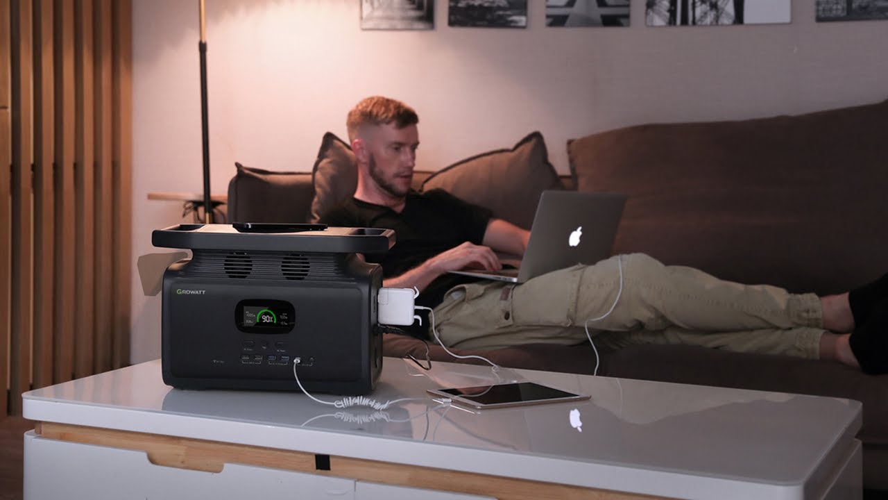 No Worry About Blackout When You Have Growatt Solar Generator! - YouTube