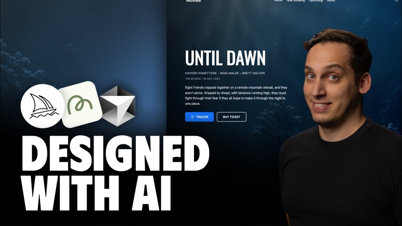 I Designed This Crazy Cursor Website Using Only AI Tools - YouTube