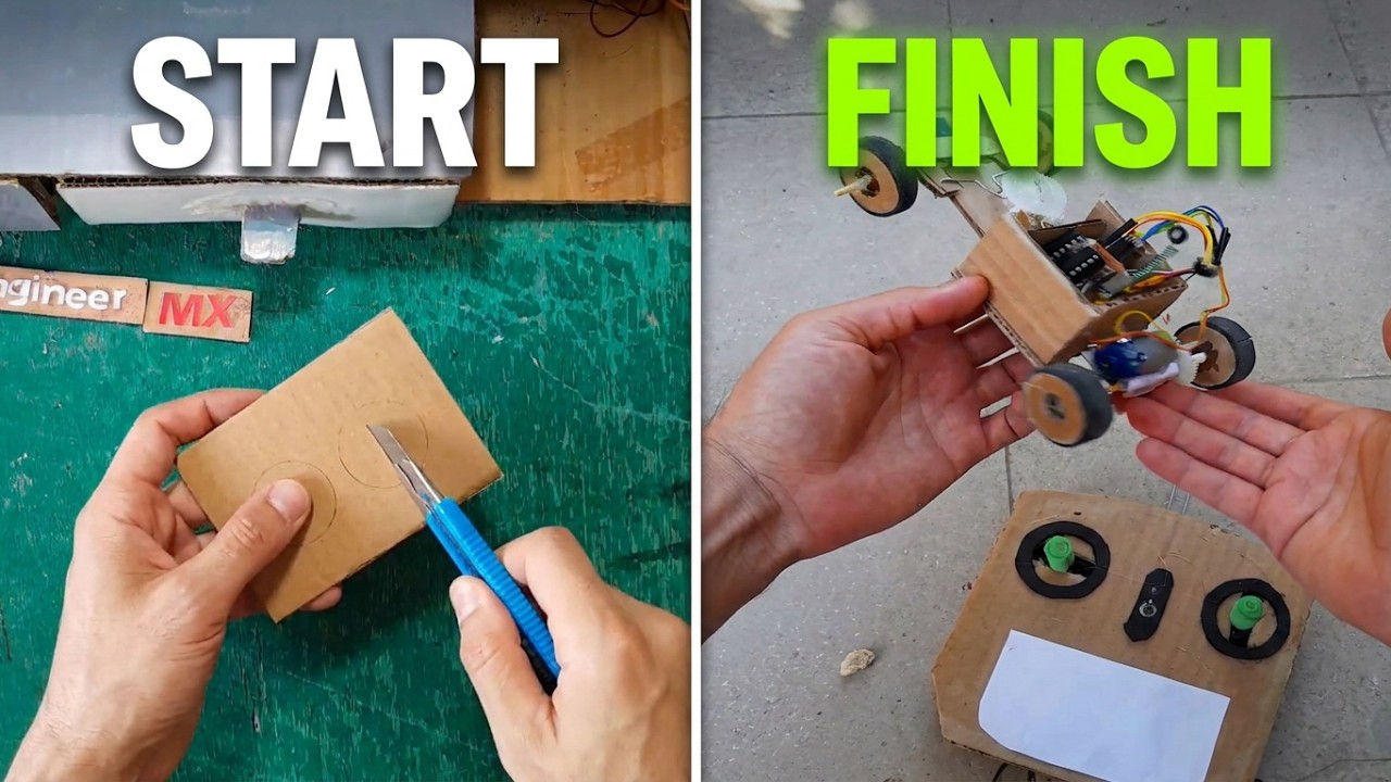 DIY Remote Control Car - How to Make an RC Car from Scratch - YouTube