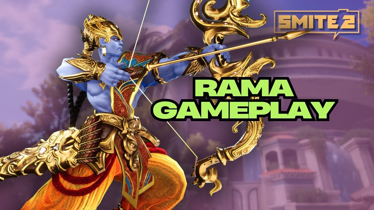 RAMA GAMEPLAY - SMITE 2 - YouTube