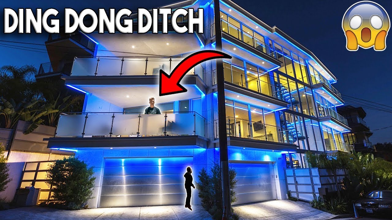 DING DONG DITCHING FAZE TFUE 'S HOUSE! (HE CAME OUT) - YouTube