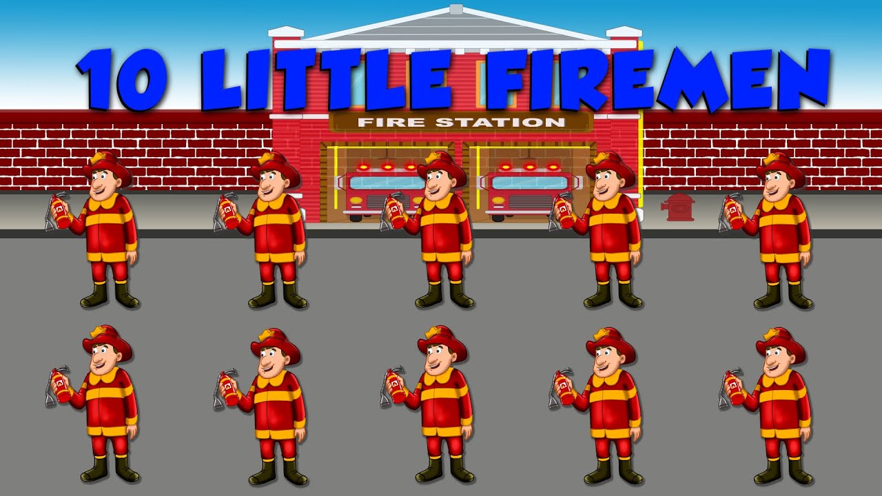 Ten Little Firemen - YouTube
