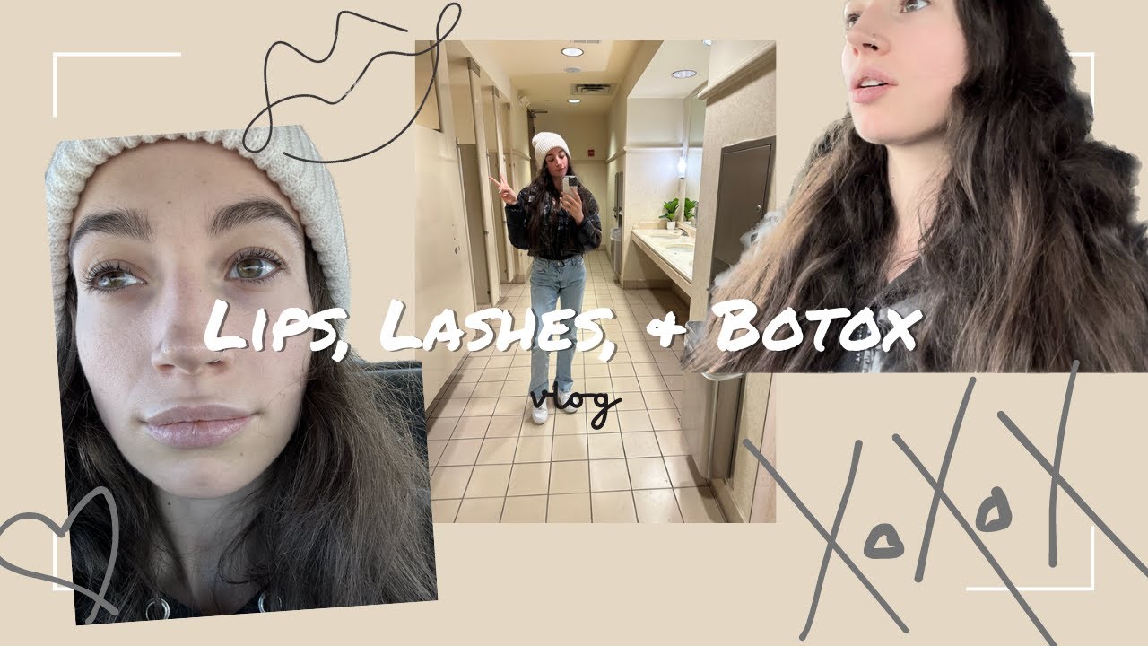 Get Lips, lashes, & Botox with me for the FIRST Time | VLOG 2023 - YouTube