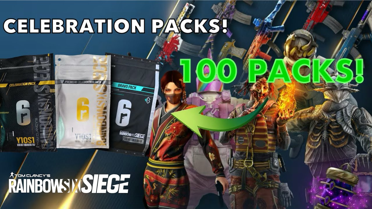 LUCKIEST Pack Opening EVER in Rainbow Six Siege 100+ *NEW* Celebration ...