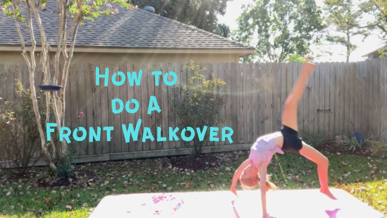 Front Walkover Tutorial Youtube