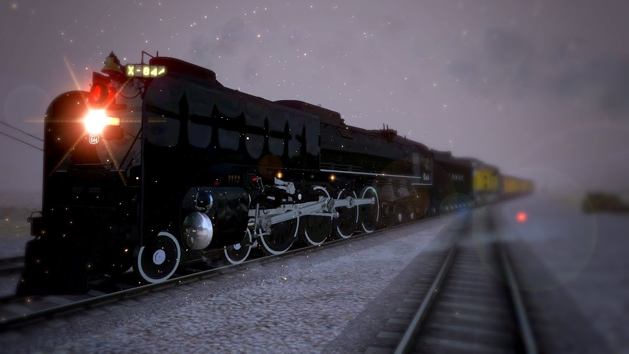 Train Simulator 2015 - FEF-3 Union Pacific 844 - Cheyenne to Laramie ...