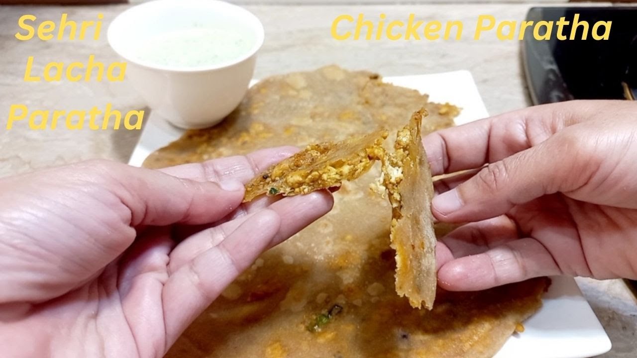 Chicken Mince Paratha Recipe By Food Junction | Sehri Special Paratha ...