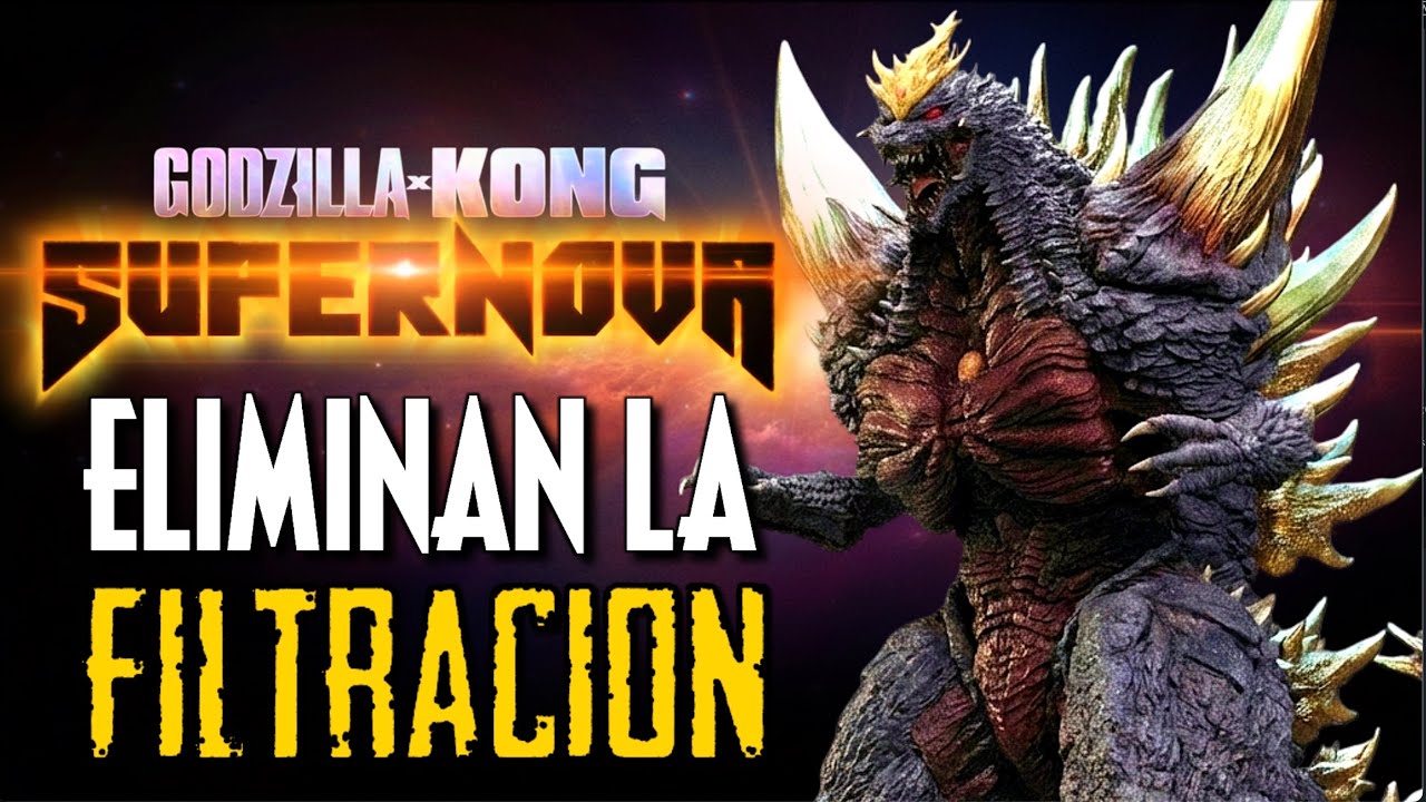 ELIMINARON la FILTRACIÓN de SPACEGODZILLA en Godzilla x Kong: Supernova ...