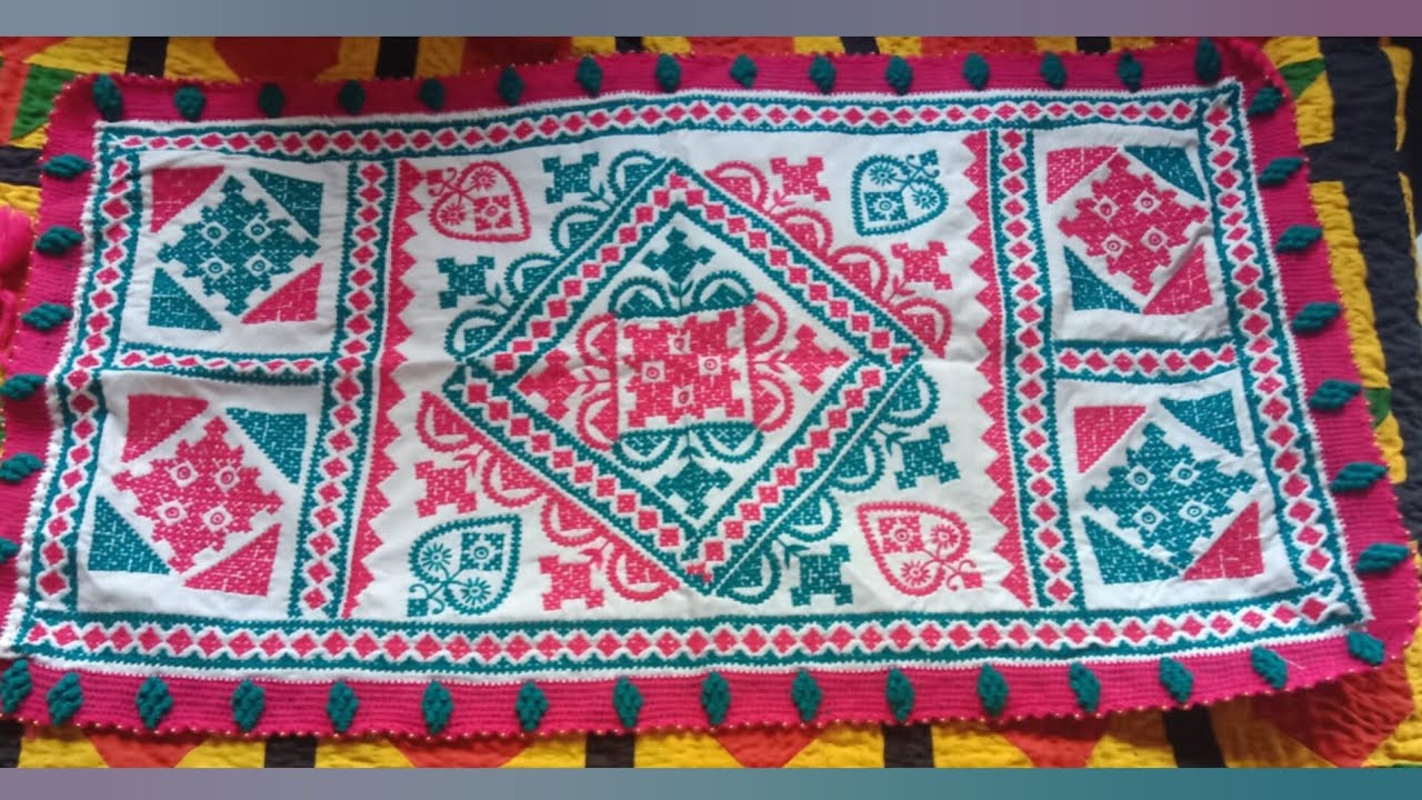 sindhi culture, sindhi embroidery, handmade, pillow cover design ...