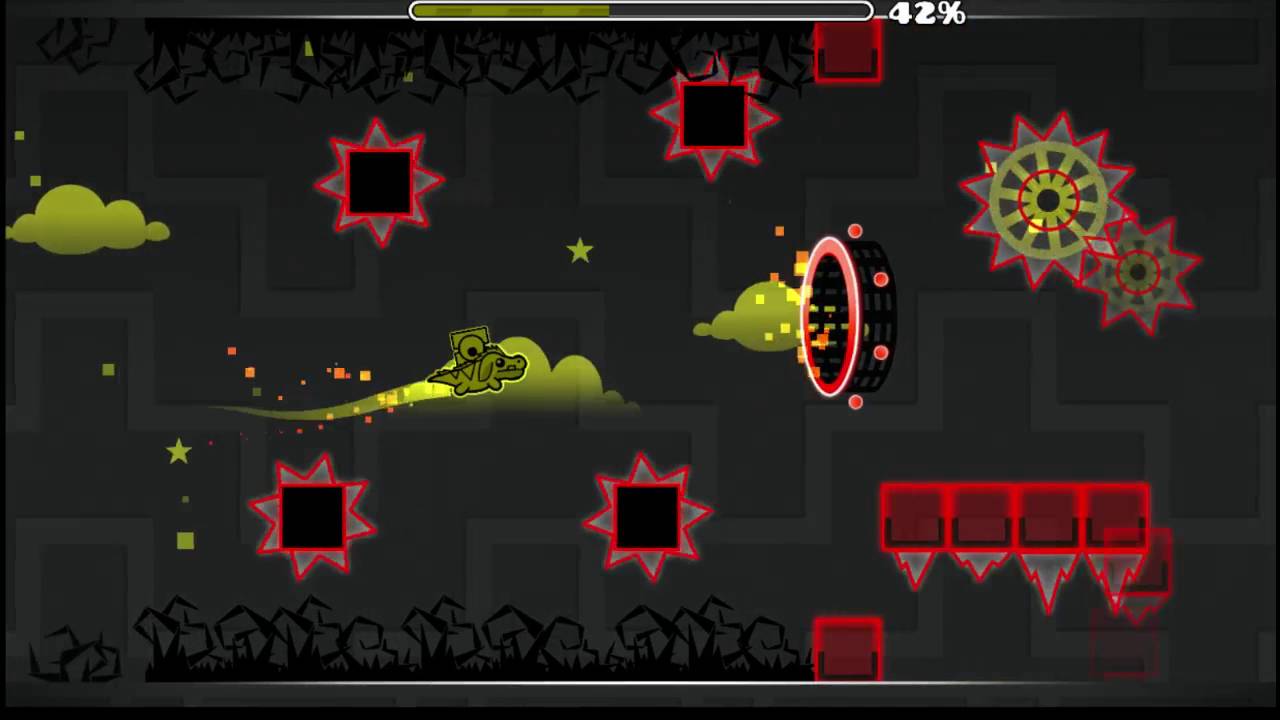 Geometry Dash Medium Demon | green demon - YouTube