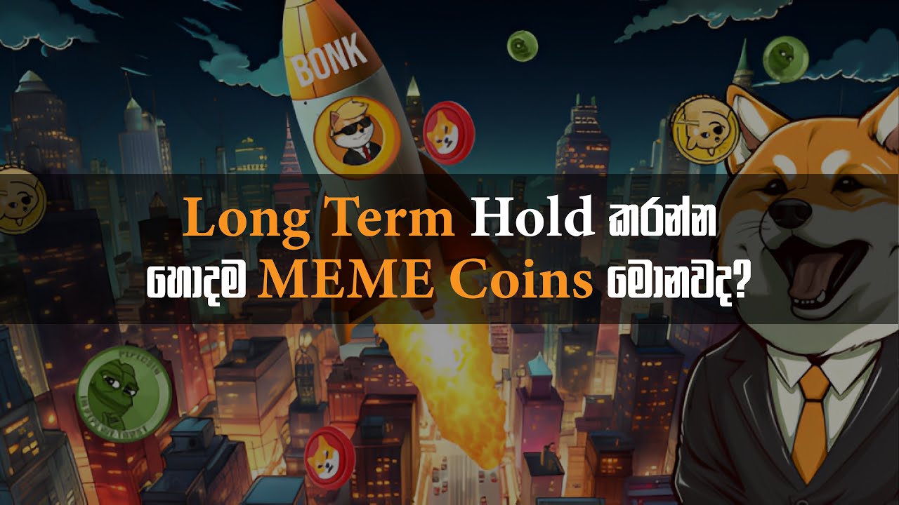 Long Term Hold කරන්න හොදම MEME Coins මොනවද? By MR.1% - YouTube