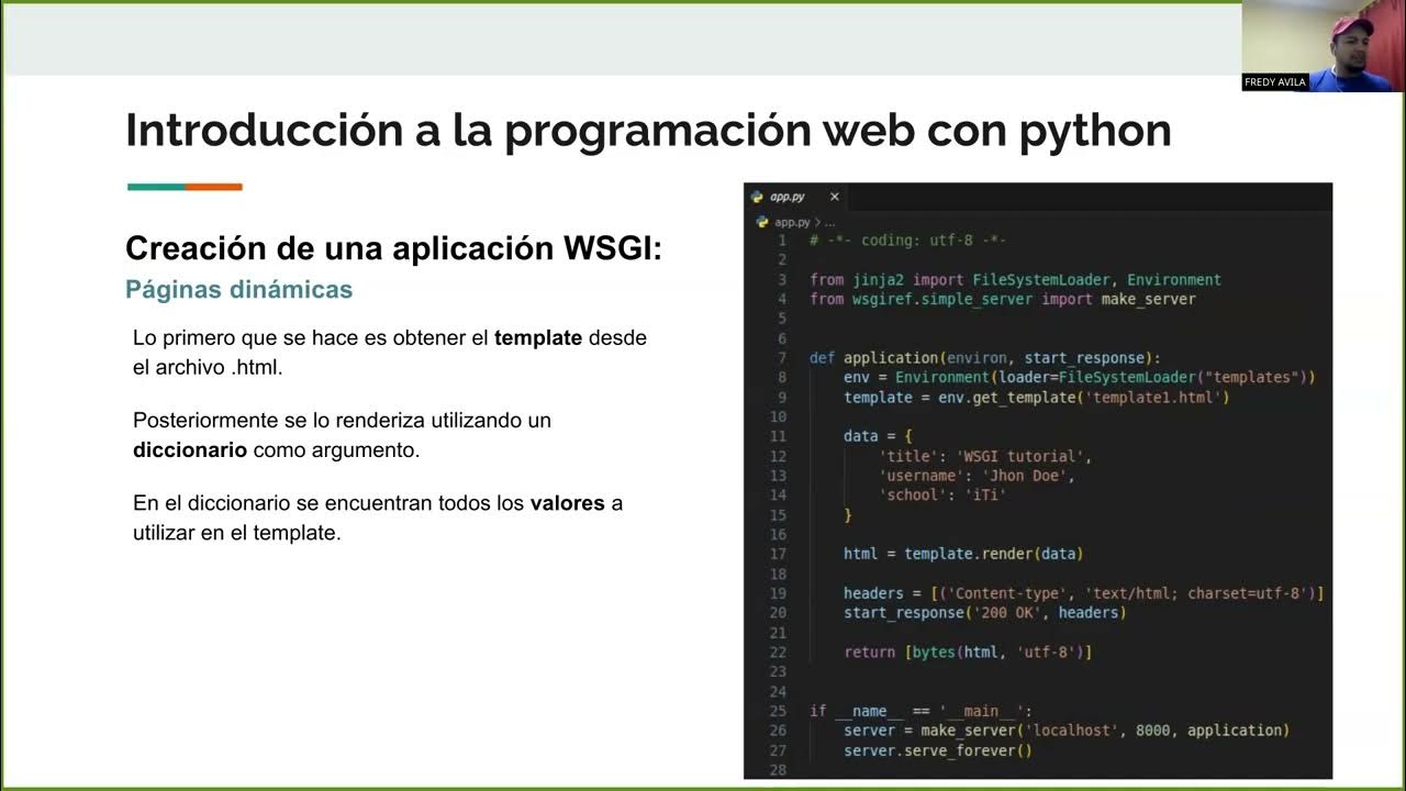 Páginas dinámicas con python - YouTube