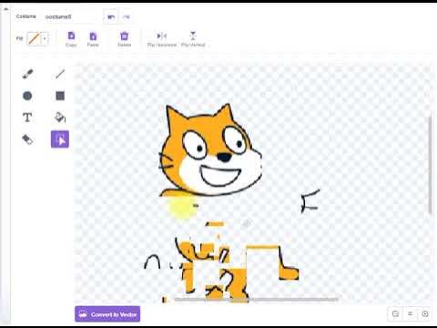 trying... to... draw... in.. bitmap in scratch............... - YouTube