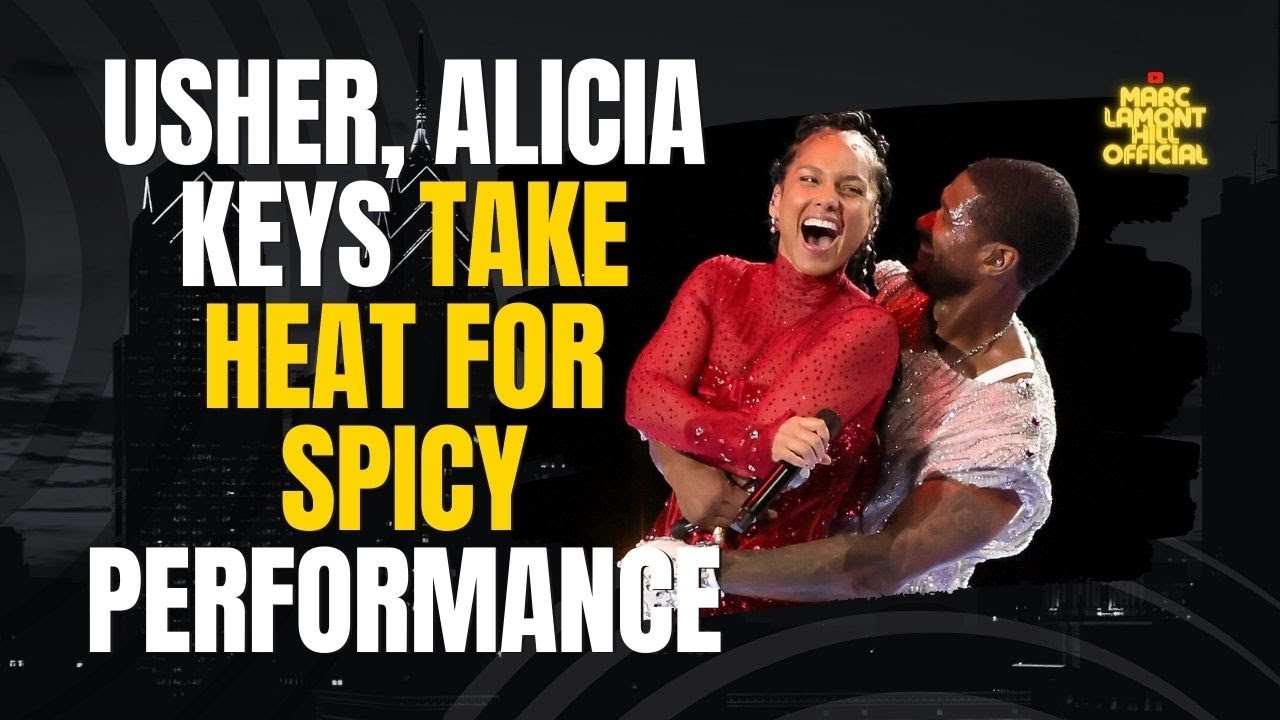 Did Usher Go TOO FAR By Hugging Alicia Keys?!?! - YouTube