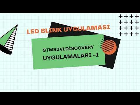 Stm32VLDiscovery ile Led Blink Uygulaması - YouTube