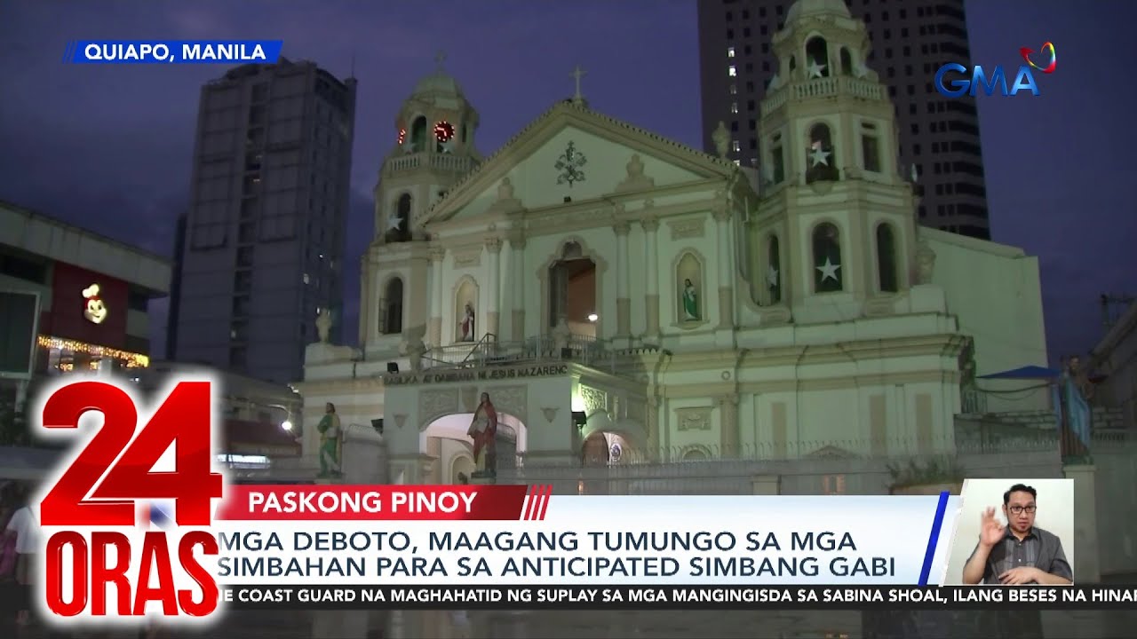 Mga deboto, maagang tumungo sa mga simbahan para sa anticipated Simbang ...
