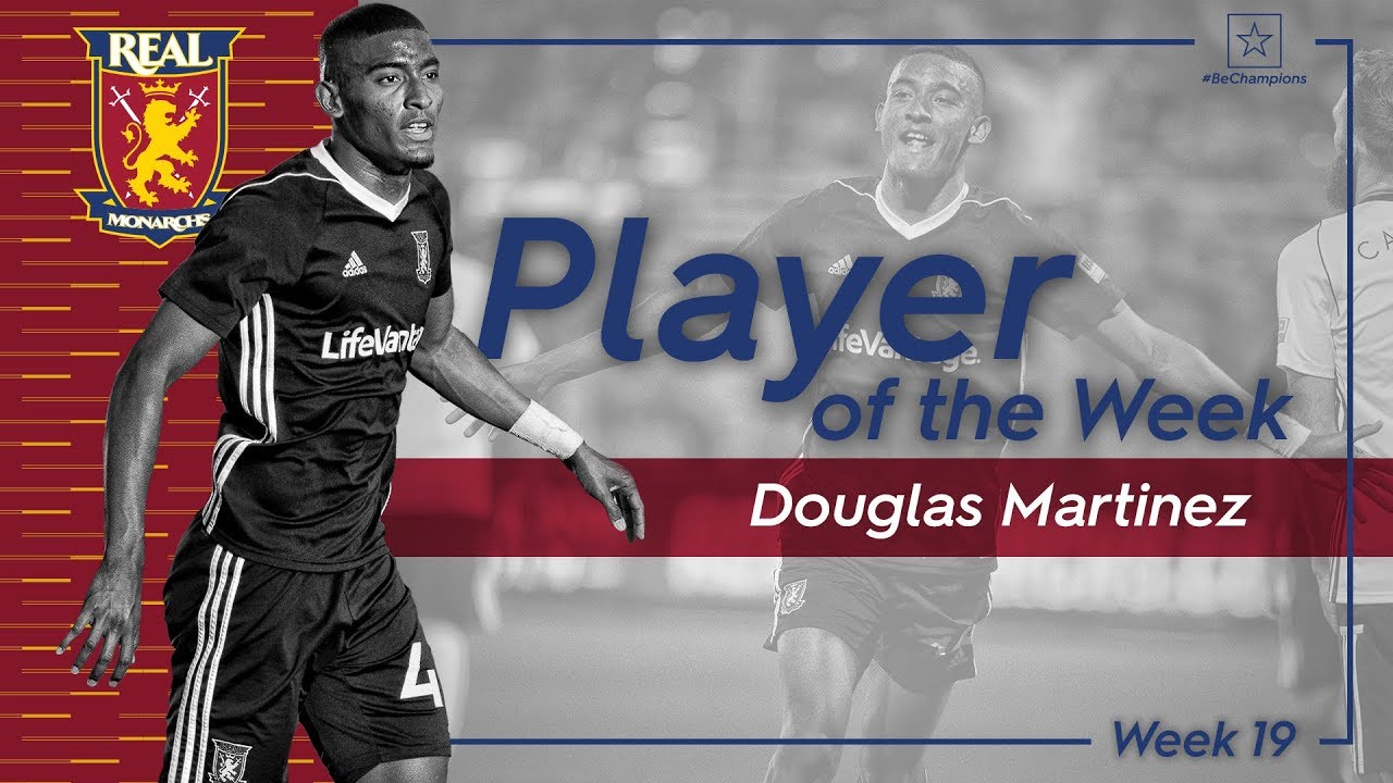 USL Championship Player of the Week - Douglas Martinez, Real Monarchs ...