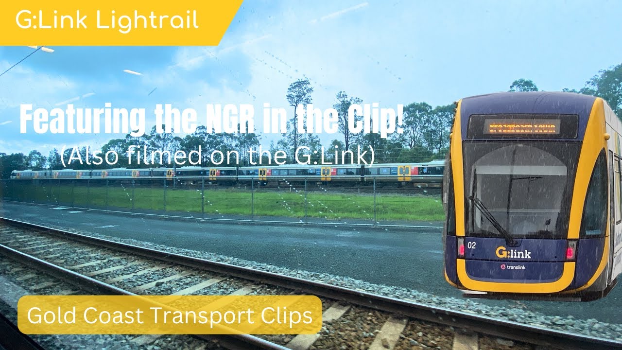 G:Link Gold Coast Lightrail Departing Helensvale + Featuring the NGR in ...