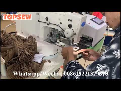 Automatic Velcro cutting and attaching machine - YouTube