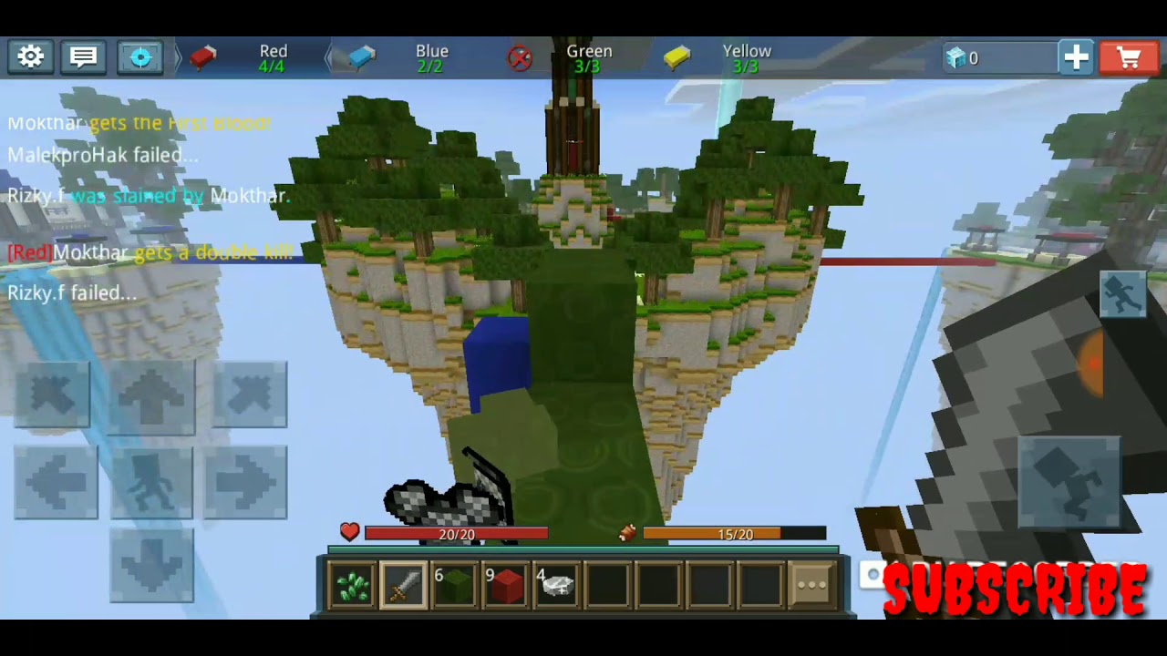 Blockman Go - Playing bedwars Carrying my team - YouTube