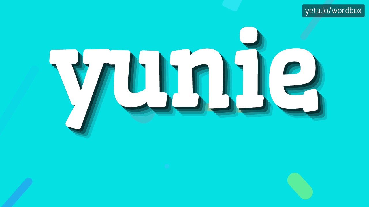 YUNIE - HOW TO PRONOUNCE IT!? - YouTube