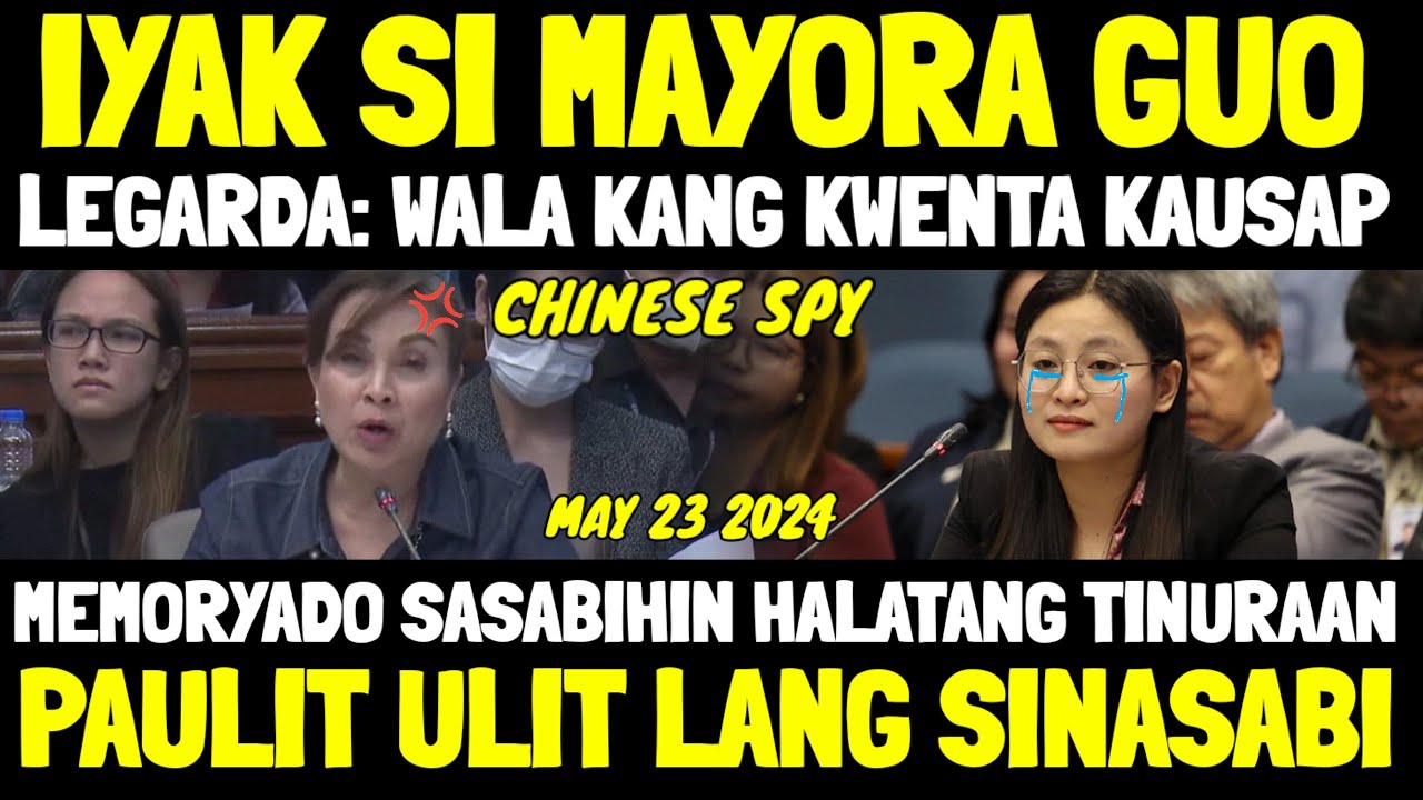 SENADORA LOREN: LUMAYAS KA DITO HINDI KA FILIPINO! WALA KANG KWENTA KAUSAP MAYORA! PAULIT ULIT ...