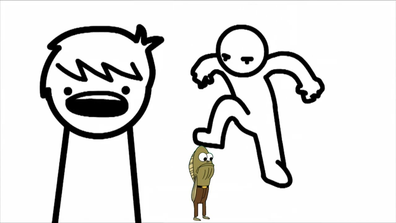 asdf movie deaths with Spongebob's "My Leg!" sound effect - YouTube