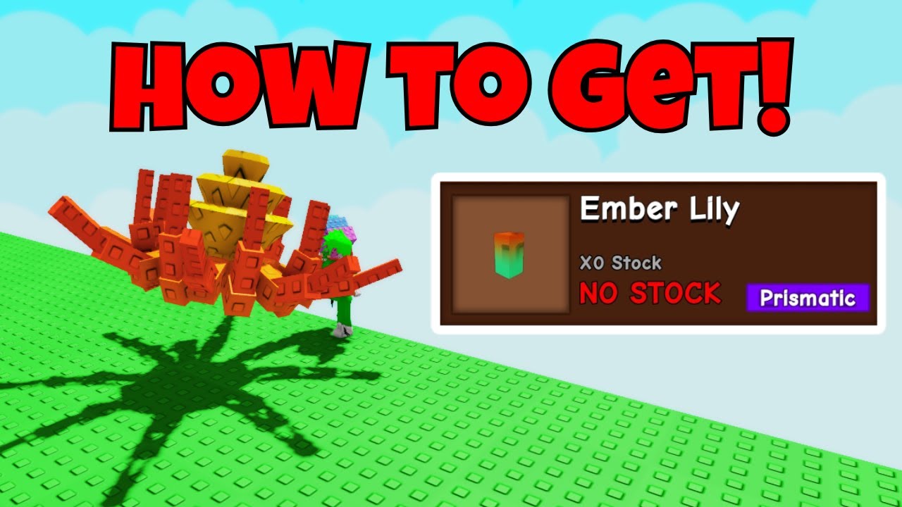 HOW TO GET EMBER LILY SHOWCASE in GROW A GARDEN! | Roblox - YouTube