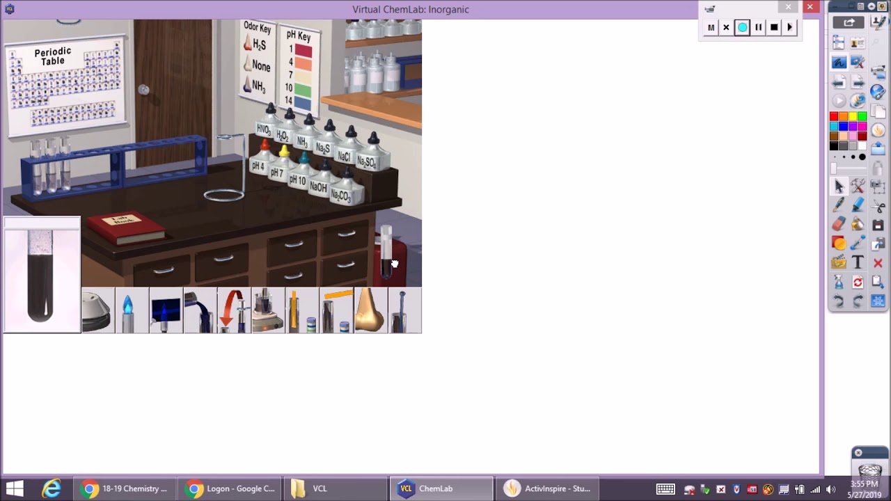 Virtual Lab Precipitation Reactions - YouTube