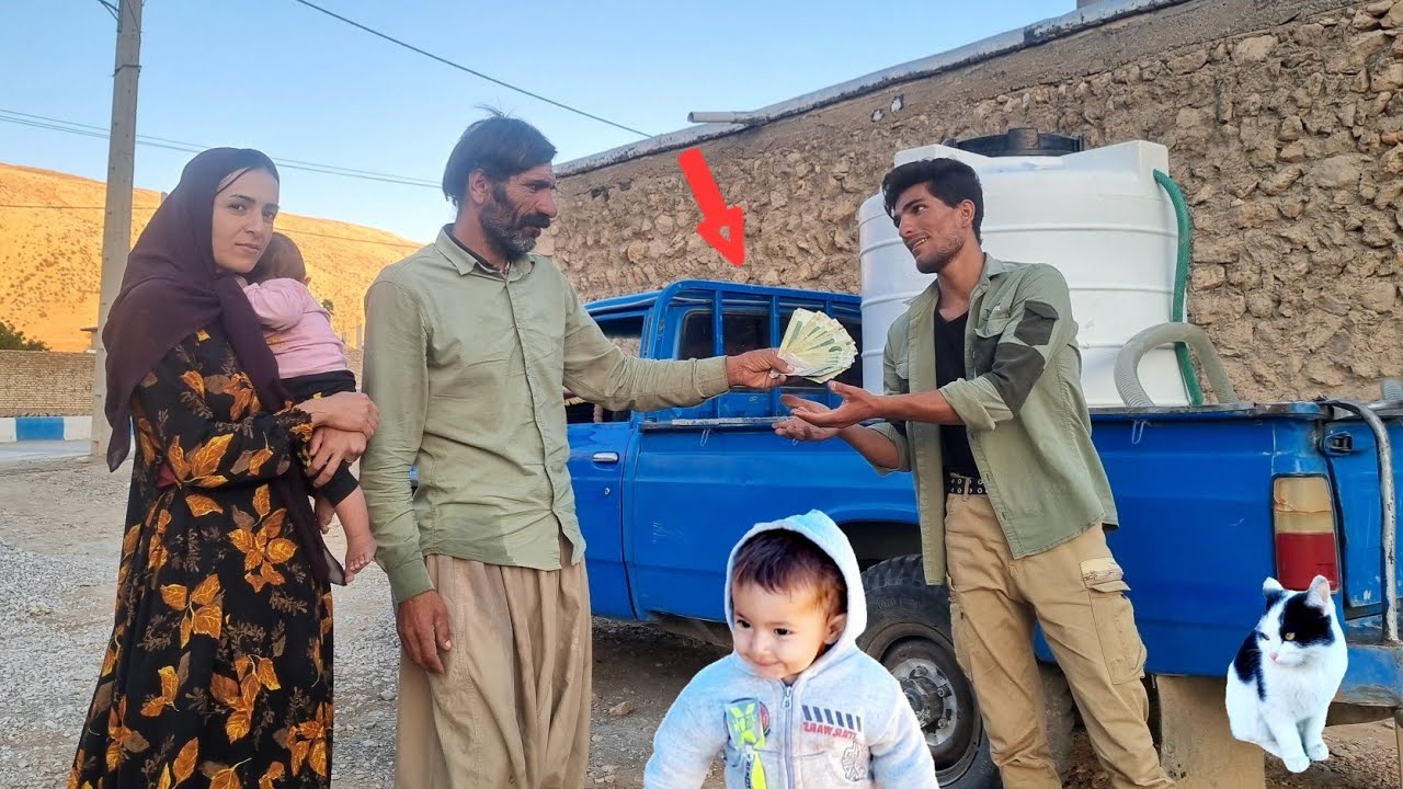 Helping Master to Afshin's family in building Zalfa's house - YouTube