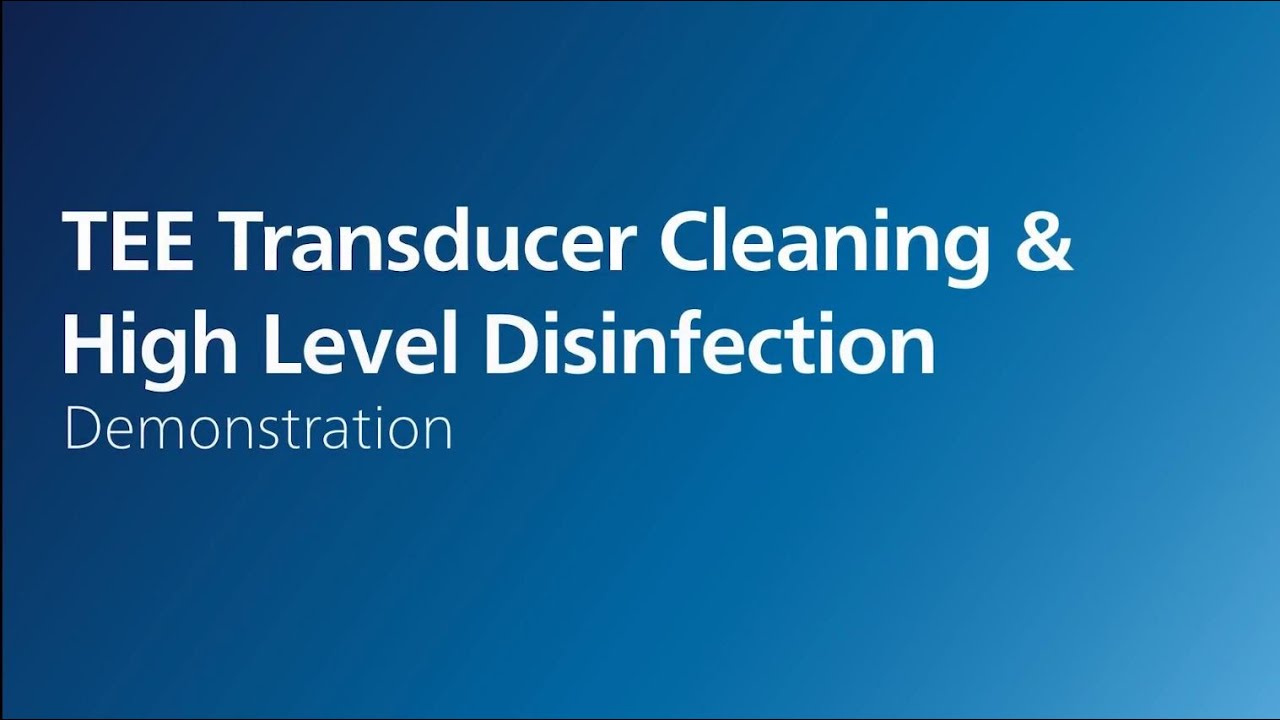 TEE Transducer Cleaning & High Level Disinfection Demonstration - YouTube