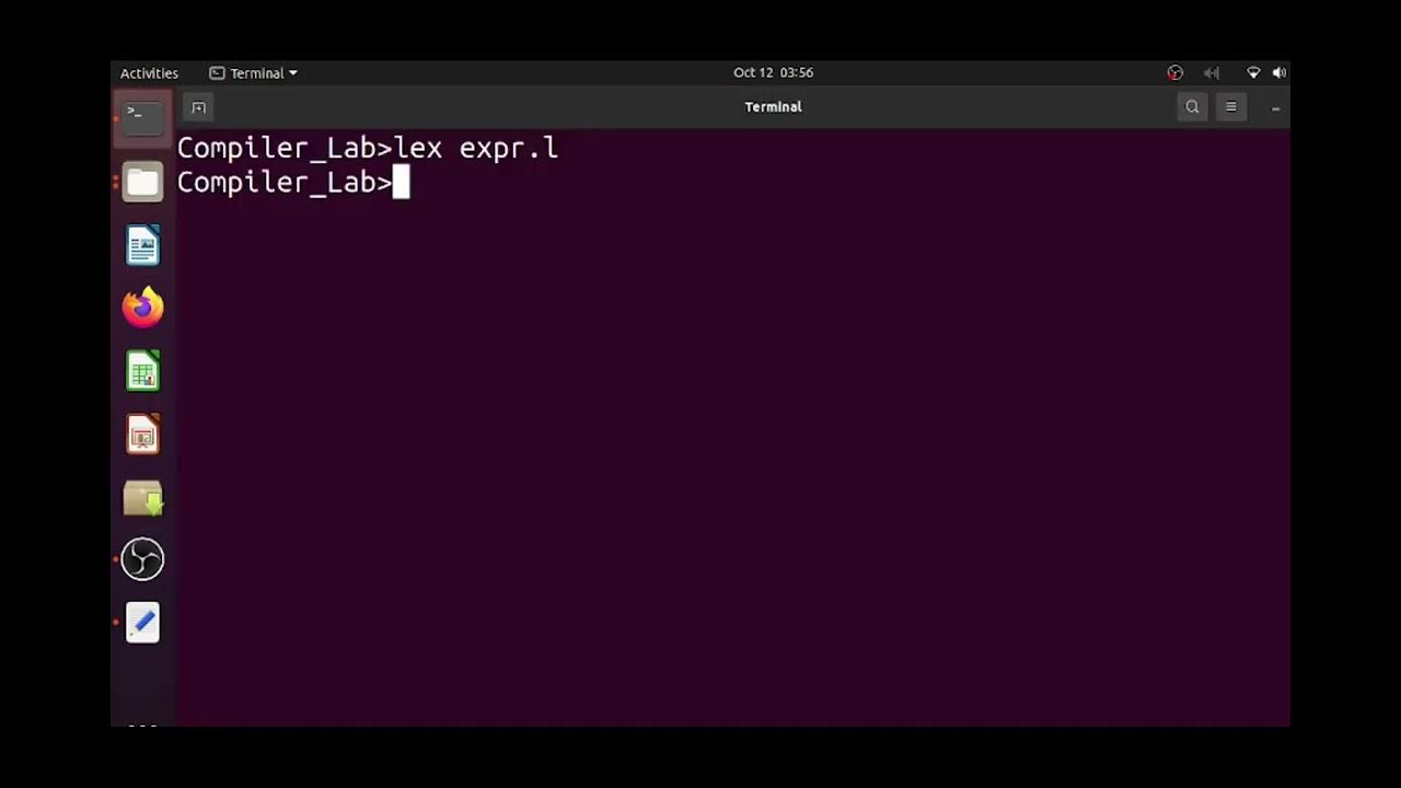 Hands on LEX (Beginner Level)--Part 3 (Generating lexical analyzer) - YouTube