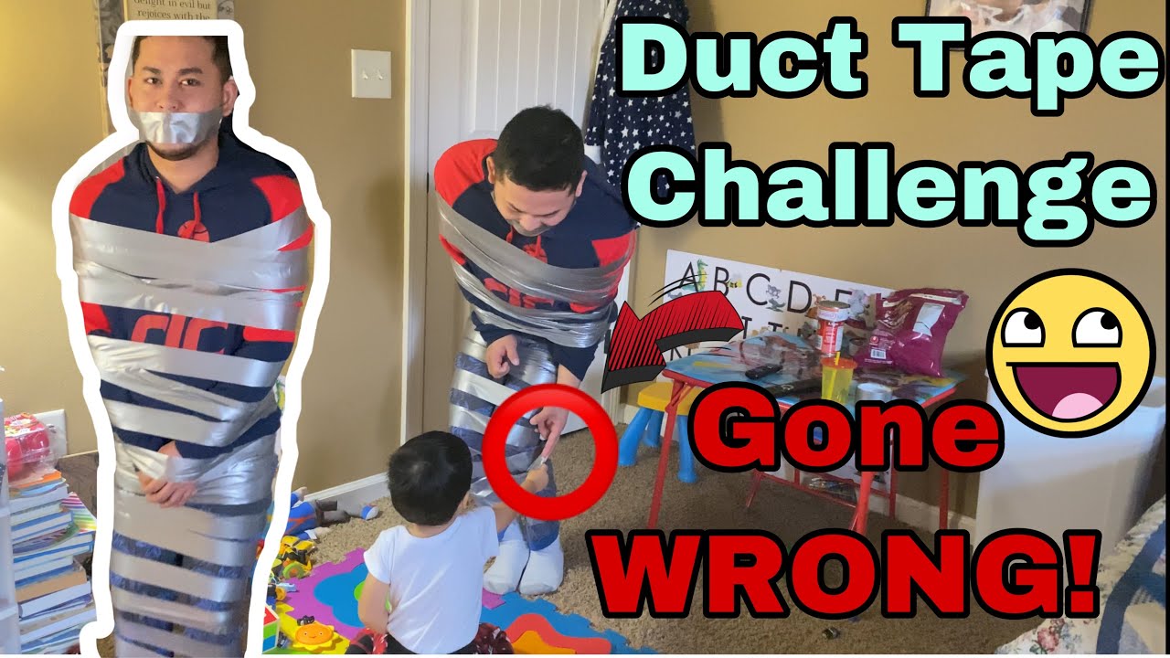DUCT TAPE ESCAPE CHALLENGE | *MUSTWATCH* - YouTube