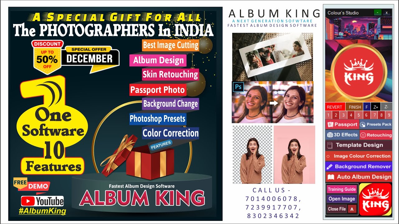 !! AUTOMATIC ALBUM DESIGN SOFTWARE !! !! One click !! !! Album King ...