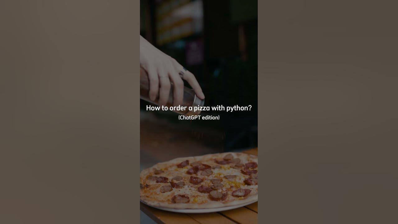 How to create a pizza ordering app using AI - YouTube