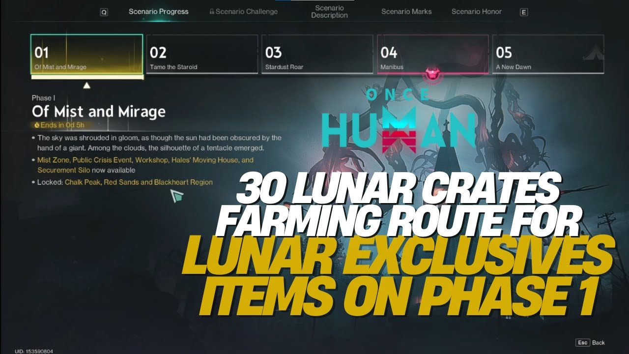 Once Human: Phase 1 Lunar Crate Farming Guide - Best Early Route for ...