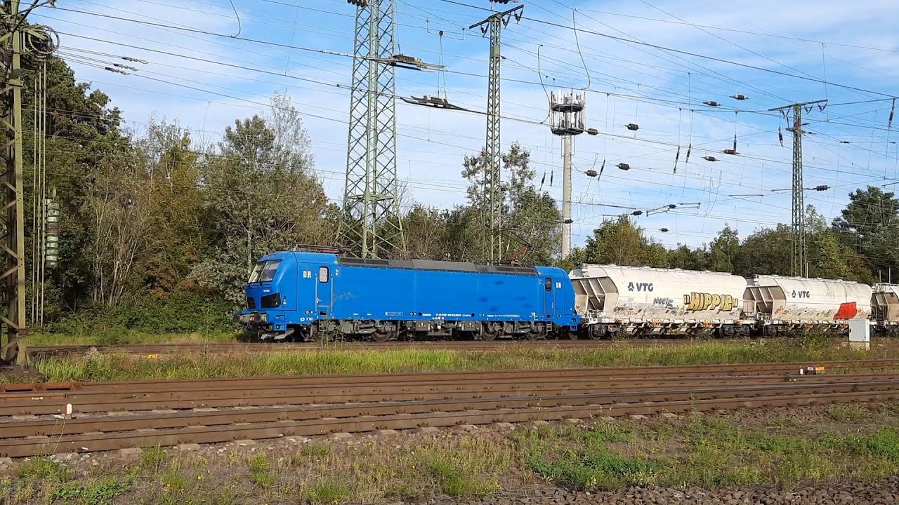 Smartron BR 192 024-0 mit Silowagenzug - YouTube