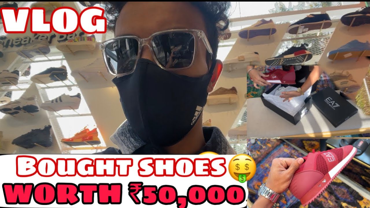 BUYING MOST EXPENSIVE SHOES WORTH FOR ₹50,000!!🤑💸😍.MUST WATCH. - YouTube