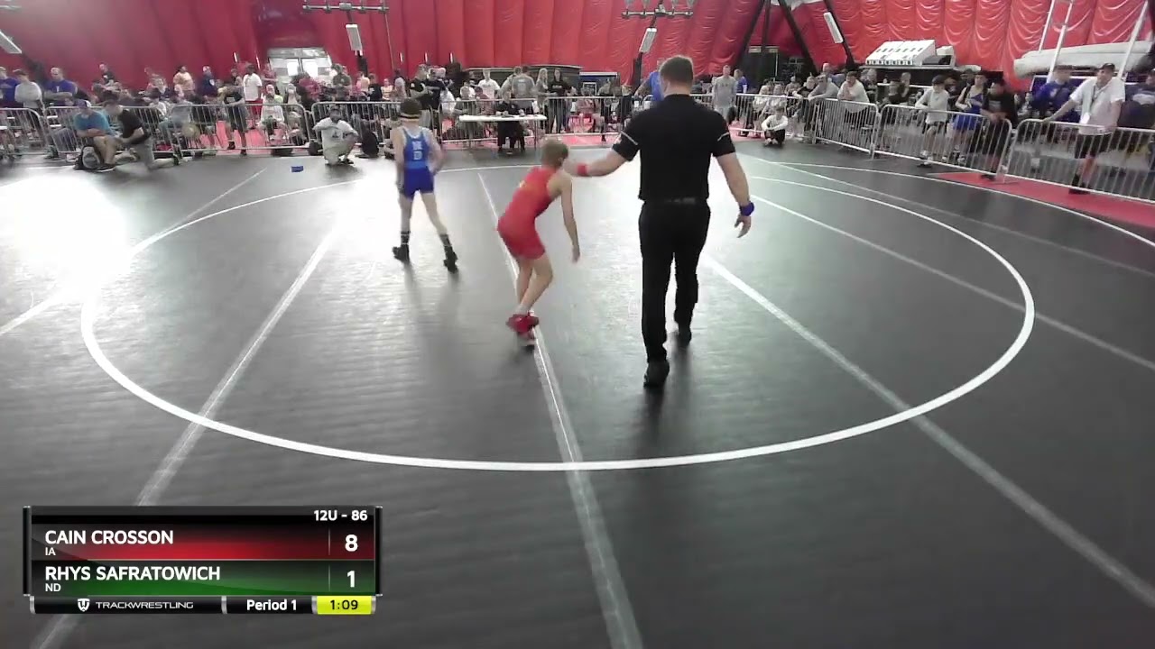 86 Lbs Quarterfinal - Cain Crosson, IA Vs Rhys Safratowich, ND F0c0 ...