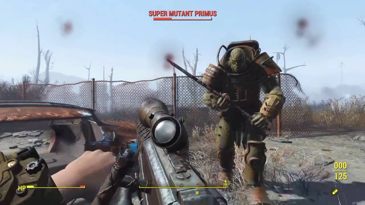Fallout 4 Harpoon gun review/showcase - YouTube