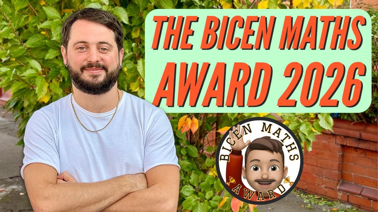The Bicen Maths Award 2026 🏆 - YouTube