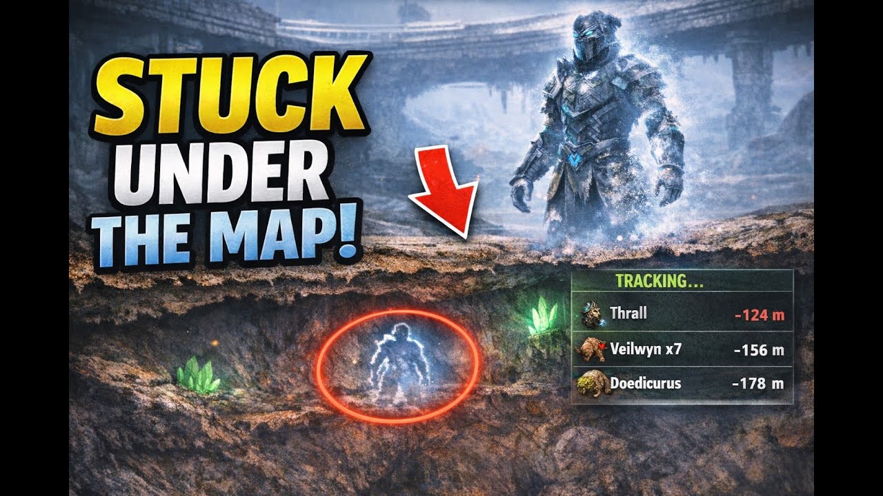 ARK ASA Official Bug: Thrall & Creatures Stuck Under the Map 😞 (Lost ...