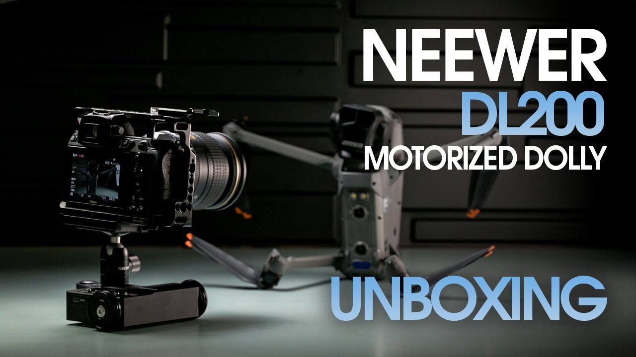 Neewer DL200 | Motorized Camera Dolly | Unboxing and first run - YouTube