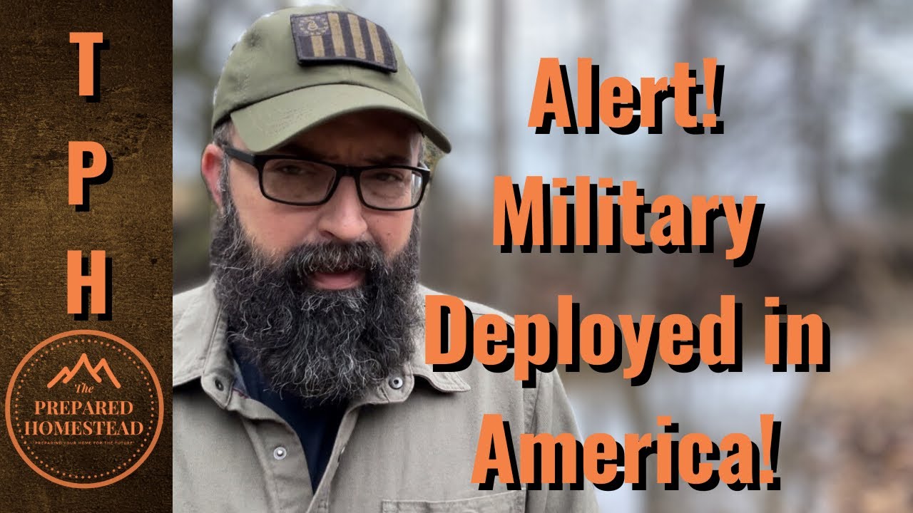 Alert! Military Deployed in American! We’ve reached the tipping point ...