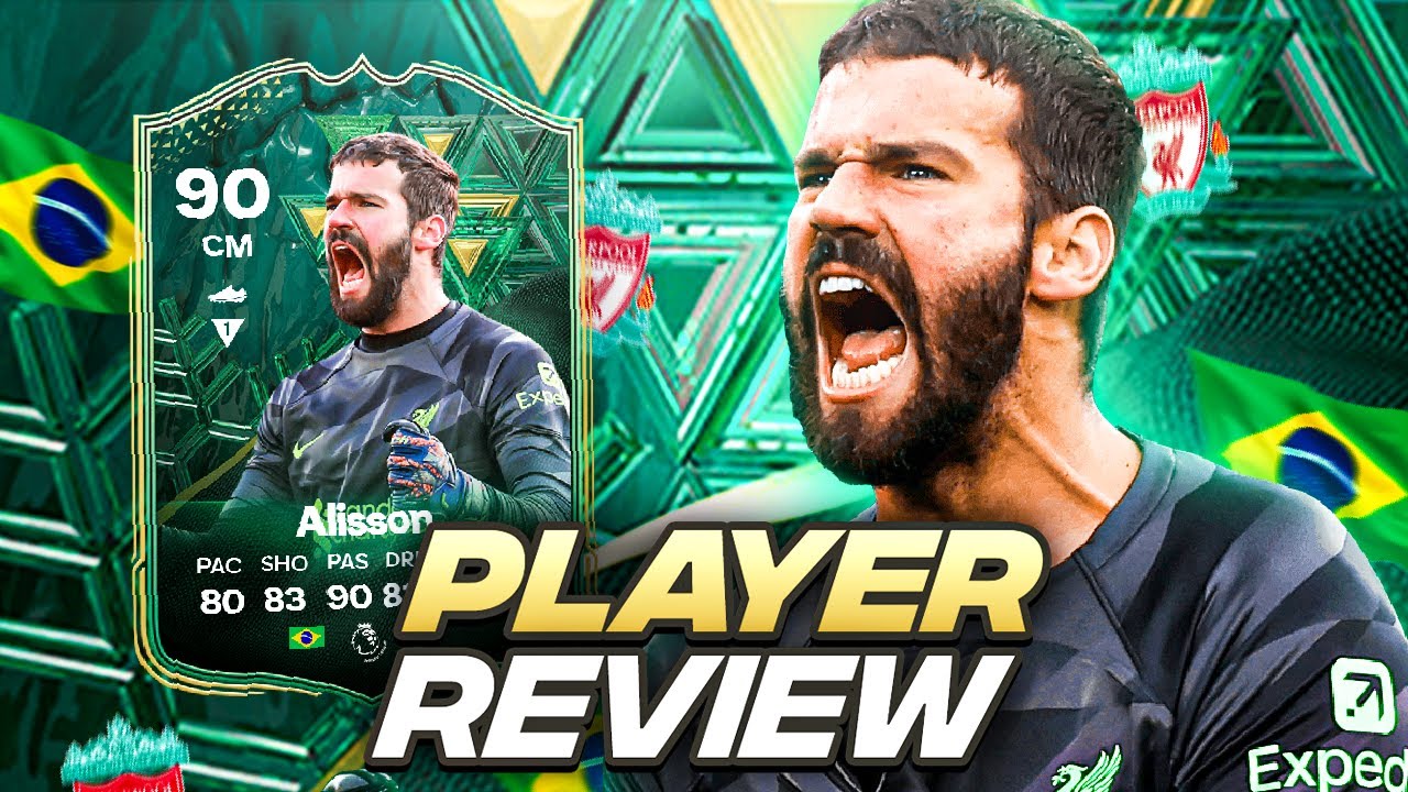 90 WINTER WILDCARD ALISSON SBC PLAYER REVIEW | FC 24 Ultimate Team ...